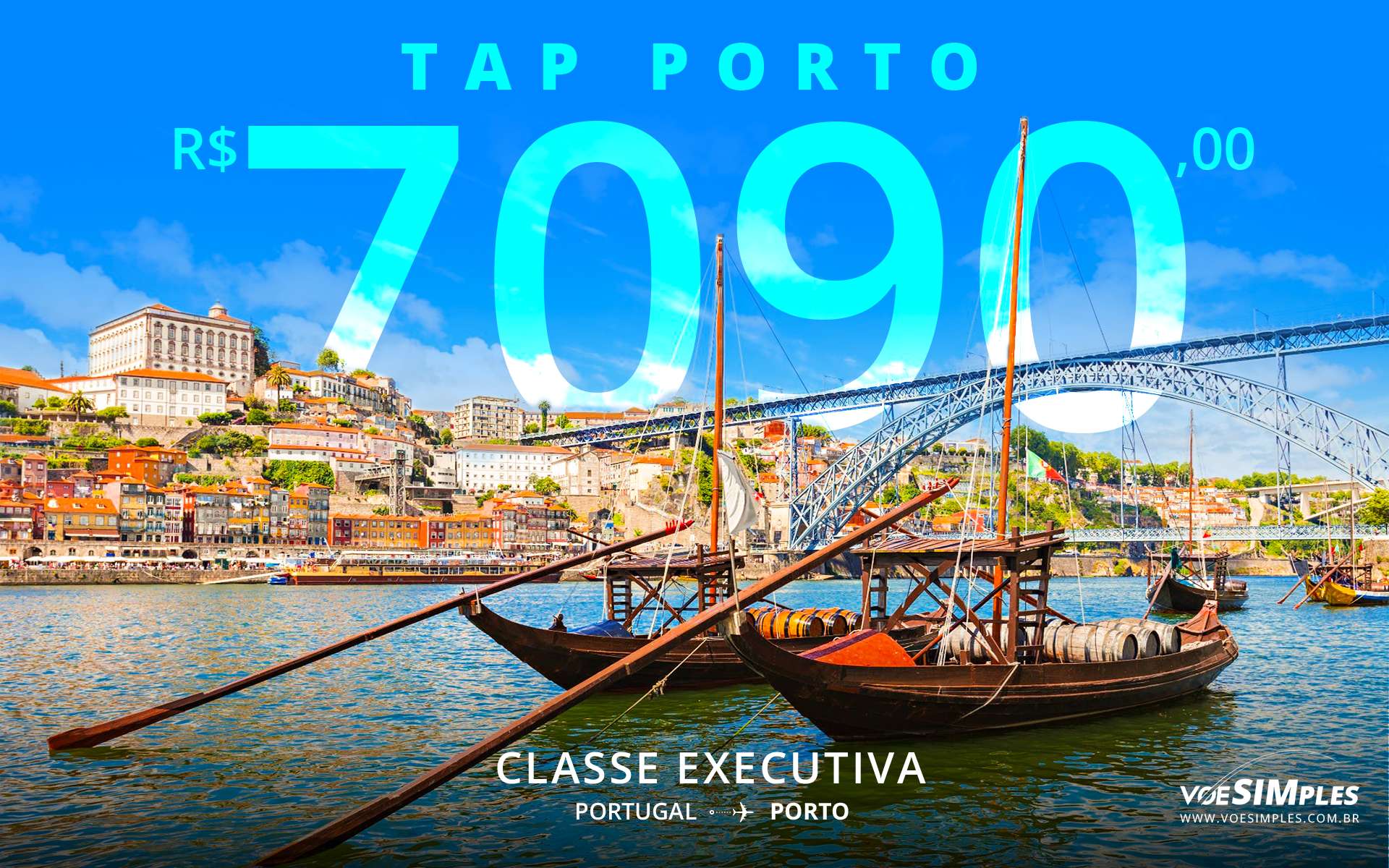 Promoção Classe Executiva Europa Tap Porto Portugal | Voe Simples